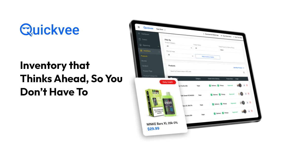 Quickvee POS Inventory Management | Real-Time Tracking & Automated Ordering